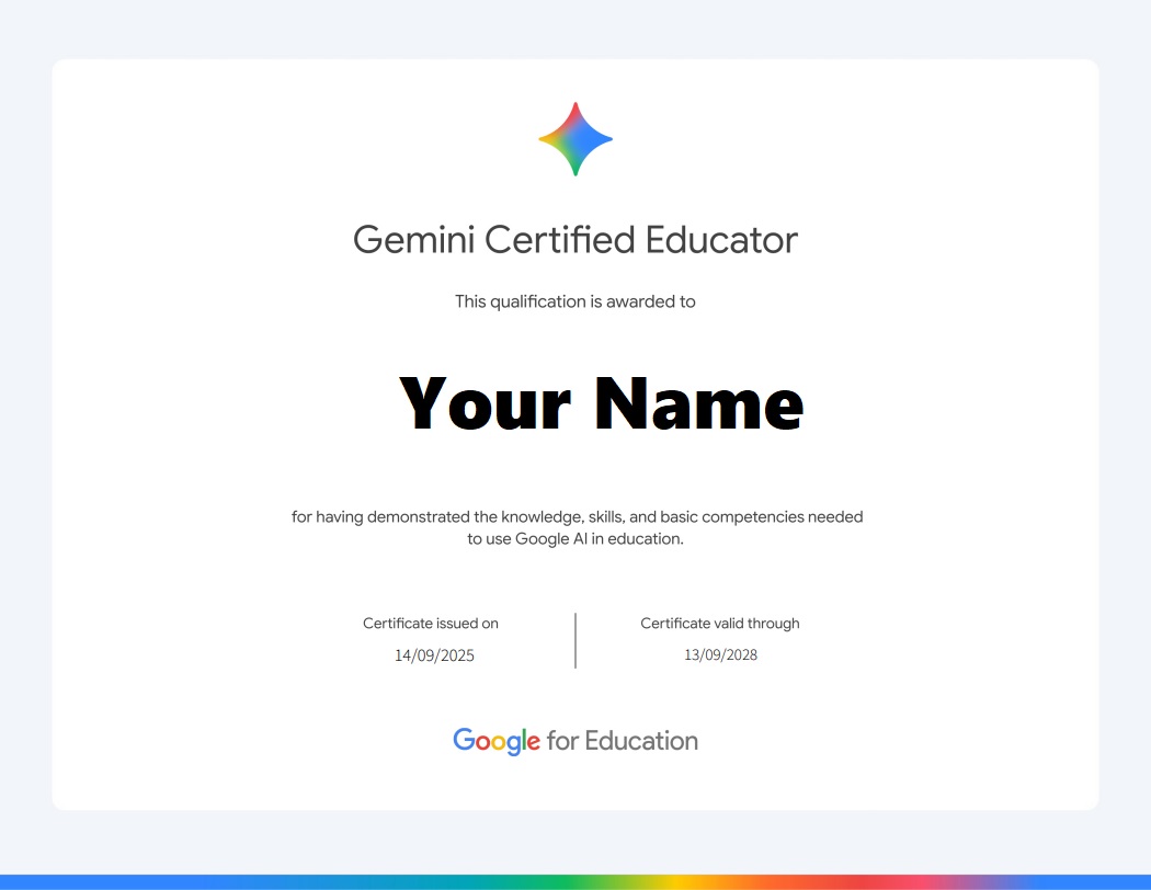 Gemini certified educator 證照 | 香港AI工具平台